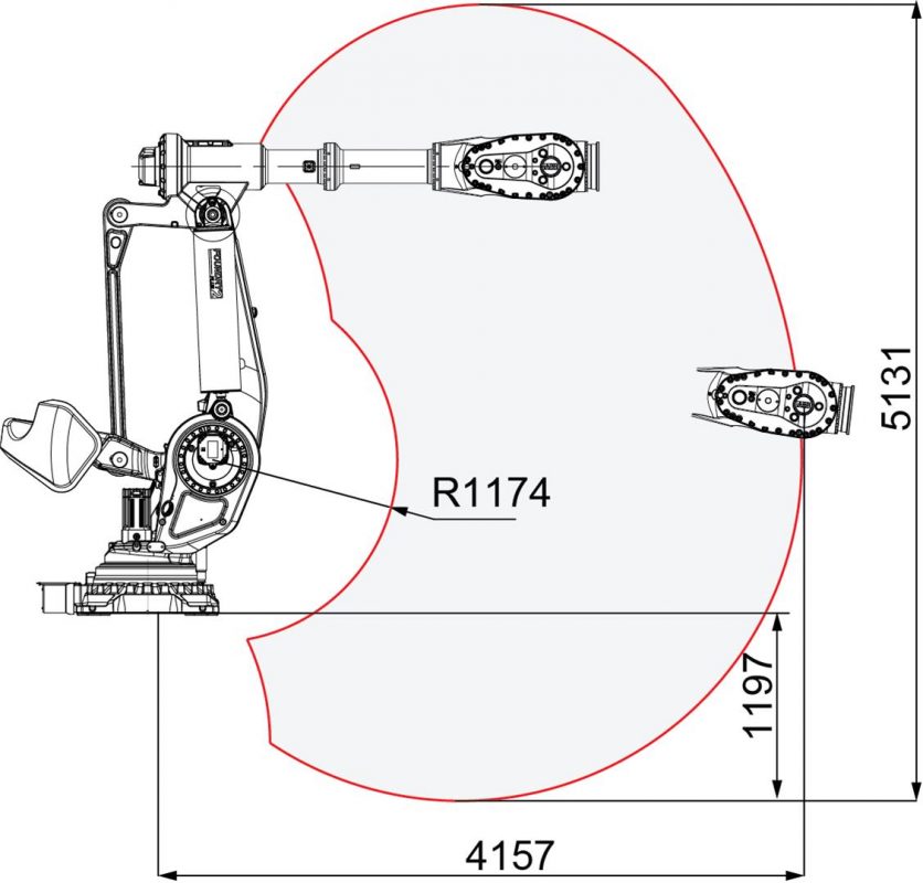 Robot ABB IRB 8700 - CNC MACHINE